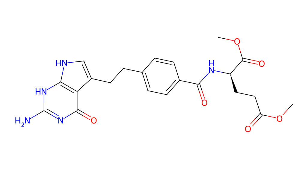 Structure of Pemetrexed R-Isomer Dimethyl Ester CAS 1391068-12-4 ...